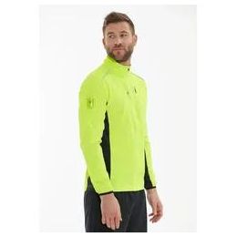 Laufjacke ELITE LAB "Shell Heat X1 Elite", Herren, Gr. S, gelb (neongelb, schwarz), 100% Polyester, mehrfarbig, normal, Jacken, mit wind- und wasserdichter Funktion