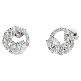 Paar Ohrstecker Smart Jewel "mit Zirkonia, Silber 925", silber, Ohrringe, Damen, Silber 925 (Sterlingsilber)