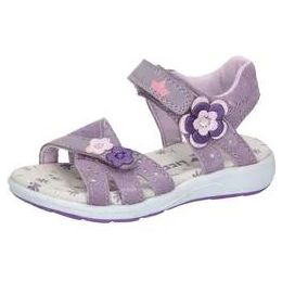 Sandale Lico "Sandale Cassandra V", M&auml;dchen, Gr. 28, lila, Leder, Schuhe Sandale