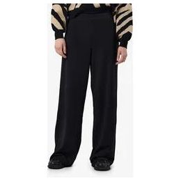 Anzughose Noisy may "NMBOB HW ELASTIC WIDE PANT JRS NOOS", Damen, Gr. XS, N-Gr, schwarz, Web, Obermaterial: 95% Polyester, 5% Elasthan, unifarben, lang, Hosen Anzughose