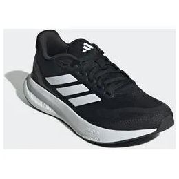 Laufschuh Adidas PERFORMANCE "RUNFALCON 5 WIDE", Damen, Gr. 40, schwarz-wei&szlig; (core schwarz, cloud wei&szlig;, core schwarz), Synthetik, Textil, Schuhe Laufschuh, weit geschnitten