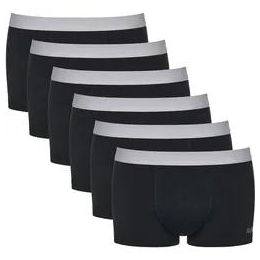 Hipster Sloggi "Men GO ABC 2.0", Herren, Gr. M, schwarz, Single Jersey, Obermaterial: 95% Baumwolle, 5% Elasthan, clean, unifarben, k&ouml;rpernah, Unterhosen, weich, Baumwollmix, elastischer Logobund, Baisc, ohne Eingriff