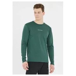 Langarmshirt Endurance "Toko", Herren, Gr. XL, gr&uuml;n, 90% Polyester, 10% Elasthan, unifarben, normal, Rundhals, Shirts Langarmshirt, in dehnbarer Qualit&auml;t dank 4-Wege-Stretch