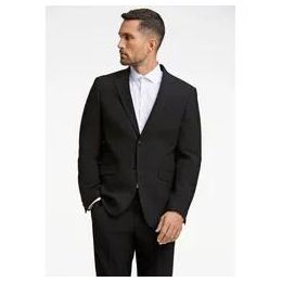 Anzugsakko LINDBERGH "Sakko Modern Fit", Herren, Gr. 25, schwarz, Obermaterial: 67% Polyester, 28% Viskose, 5% Elasthan; Futter: 98% Polyester, 2% Elasthan, Sakkos