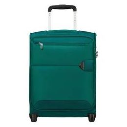 Weichgep&auml;ck-Trolley Samsonite "UPRIGHT 45/16 UNDERSEATER", Gr. B/H/T: 35cm x 45cm x 20cm 29 l, gr&uuml;n (pine gr&uuml;n), Polyester, unifarben, Koffer, aus Polyester, mit Rei&szlig;verschlussfach und Spanngurt im Innenraum
