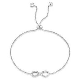 Silberarmband Engelsrufer "Little magic Engelsrufer INFINITY", silber (silber, 925, kristallwei&szlig;), Armb&auml;nder, Damen, 22cm, Silber 925 (Sterlingsilber), Silberarmband, mit Zirkonia (synth.)