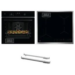 AEG Backofen-Set "HH24BSPIL", Energieeffizienz: A+ (A+++-D), schwarz, Herdsets, Selbstreinigung, AirFry, WiFi, Kerntemperatursensor, Made in Germany