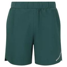 Shorts Endurance "Geoff", Jungen, Gr. 164, EURO-Gr&ouml;&szlig;en, gr&uuml;n, 92% Polyamid, 8% Elasthan, unifarben, kurz, Hosen Shorts, mit 4-Wege-Stretch und DWR-Behandlung