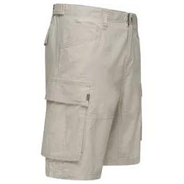 Shorts Ragwear "Merly Linen", Herren, Gr. 30, Normalgr&ouml;&szlig;en, wei&szlig; (bone), Material: 65% Baumwolle, 35% Leinen, bequem knielang, Hosen Shorts, Kurze Leinenhose in Cargo-Optik