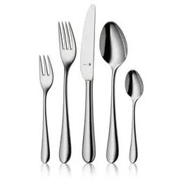 Besteck-Set WMF "Merit", silber (edelstahlfarben), 30 Stk., Cromargan Edelstahl Rostfrei 18/10, Essbesteck-Sets, poliert
