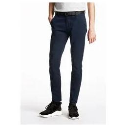 Chinos LINDBERGH "Chino Slim Fit", Herren, Gr. 38, L&auml;nge 34, blau (navy), Obermaterial: 98% Baumwolle, 2% Elasthan, slim fit, Hosen