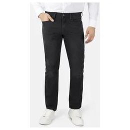 5-Pocket-Jeans Stooker Men "Glendale Denim Slim Straight Fit Jeans", Damen, Gr. 40, L&auml;nge 32, schwarz (schwarz used), Denim/Jeans, 98% Baumwolle, 2% Elasthan, eng lang, Jeans 5-Pocket-Jeans, Slim Straight Fit Casual Clean Wash Denim Jeans f&uuml;r Herren