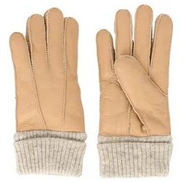Lederhandschuhe WHISTLER "Desiree", Damen, Gr. XL, braun, 100% Leder, unifarben, Handschuhe, im eleganten Shearling-Design