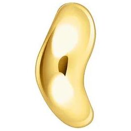 Ohrklemme Thomas Sabo "Bold Elegance Earcuff in geschwungener Form", gold (gelbgoldfarben), Ohrringe, Damen, Silber 925 (recycelt)