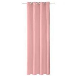 Vorhang Tom Tailor HOME "Dove", rosa (ros&eacute;), B:140cm H:245cm, Baumwolle, Gardinen, blickdicht