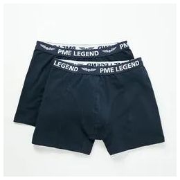 PME-Legend Boxershorts PME LEGEND, Herren, Gr. S, 2 Stk., blau (schwarz sapphire), Jersey, Obermaterial: 95% Baumwolle, 5% Elasthan, k&ouml;rpernah, Unterhosen