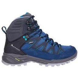 Wanderschuh MCKINLEY "Vulcanus II MID AQX W", Damen, Gr. 38, schwarz (navy, mint schwarz, schwarz), Synthetik, Schuhe Wanderschuh, wasserdicht