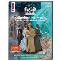 Frechverlag 24 DAYS ESCAPE 3D Pop-Up-Adventskalender&ndash; Sherlock Holmes und der Schl&uuml;ssel des Poseidon