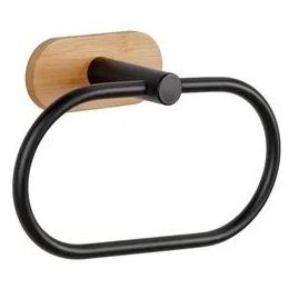 Wenko Turbo-Loc&reg; Handtuchring Mod. Orea Bamboo, Befestigen ohne bohren