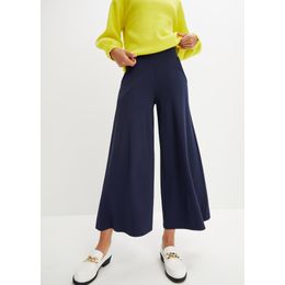bonprix Culotte aus Viskos-Mix, blau