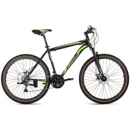 KS-Cycling KS Cycling Mountainbike Hardtail 26 Zoll Catappa schwarz-gr&uuml;n