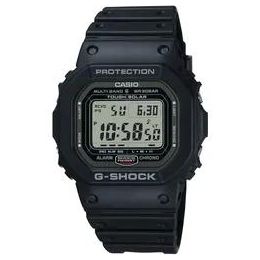 Funkchronograph Casio G-SHOCK, schwarz (schwarz, grau), Armbanduhren, Herren, Solaruhr,Armbanduhr,Herrenuhr,digital,,bis 20 bar wasserd.Resinarmband