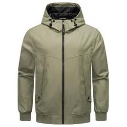 Outdoorjacke Ragwear "Tyller", Herren, Gr. XL (54), gr&uuml;n (olivgr&uuml;n), Material: 74% Baumwolle, 26% Nylon. Innenfutter: 100% Polyester, l&auml;ssig geschnitten h&uuml;ftlang, hoch geschlossener Ausschnitt, &Auml;rmel ohne &Auml;rmelschlitz Rippb&uuml;ndchen, Jacken Outdoorjacke, Leichte &Uuml;bergangsjacke mit Kapuze