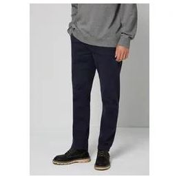 Chinohose Street One MEN, Herren, Gr. 33, L&auml;nge 30, blau (night blau), Web, 98% Baumwolle, 2% Elasthan, unifarben, normal normal, Hosen Chinohose, aus Baumwolle mit Stretchanteil