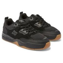 Sneaker DC Shoes "DC Ascend", Herren, Gr. 6(38), schwarz (schwarz, schwarz, gum), Obermaterial:Obermaterial: Leder (Kuh) / Futter: Textil / Au&szlig;ensohle: Gummi;, Schuhe Sneaker