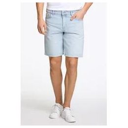 Shorts Junk De Luxe "Jeans-Shorts Loose Fit", Herren, Gr. S, blau (lt blau wash), Obermaterial: 100% Baumwolle, loose fit, Hosen Shorts