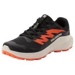 Trailrunningschuh Salomon "ALPHAGLIDE", Herren, Gr. 45, orange (schwarz, rainy day, rot orange), Synthetik, Textil, Schuhe, wasserdicht