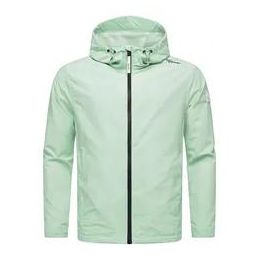 Outdoorjacke Ragwear "Lewie", Herren, Gr. XL (54), gr&uuml;n (hellmint), Obermaterial: 100% Nylon. Innenfutter: 100% Polyester, Basic, gerade h&uuml;ftbedeckend, hoch geschlossener Ausschnitt, weit elastischer Bund mit innenliegendem Gummizug, Jacken Outdoorjacke, &Uuml;bergangsjacke mit wasserdichtem Rei&szlig;verschluss