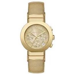Chronograph Michael Kors "GRAMERCY", gold (gelbgoldfarben), Armbanduhren, Damen, Chronograph, Quarzuhr, Armbanduhr, Damenuhr, Edelstahlarmband, analog, Tag