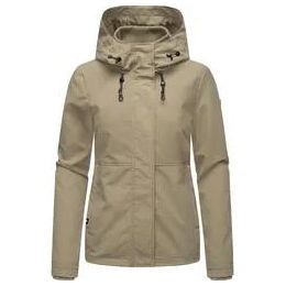 Outdoorjacke Ragwear "Sunniva B", Damen, Gr. L (40), gr&uuml;n (helloliv), Obermaterial: 100% Polyester. Innenfutter: 100% Polyester, figurumspielend h&uuml;ftbedeckend, &Auml;rmel ohne &Auml;rmelschlitz Rippstrickb&uuml;ndchen, Jacken Outdoorjacke, &Uuml;bergangsjacke wasserdicht mit feiner Rillenstruktur