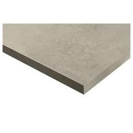 Arbeitsplatte KOCHSTATION "KS-Scafa", grau (beton hell), B:130cm H:4cm T:60cm, Holzwerkstoff, Tischplatten, in verschiedenen Breiten, St&auml;rke 4 cm