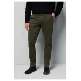 Chinos MEYER "M5 Chino", Herren, Gr. 36, L&auml;nge 34, gr&uuml;n, 98% Baumwolle, 2% Elasthan, unifarben, regular fit lang, Hosen, M5 Chino im unifarbenen Design