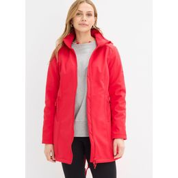bonprix wasserabweisender Softshell-Parka, rot, Softshell