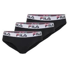 Slip Fila "JUNIOR GIRL SLIP", M&auml;dchen, Gr. 134/140, schwarz, Obermaterial: 95% Baumwolle, 5% Elasthan, unifarben, normal, Unterhosen Slip, mit reibungsarmen N&auml;hten