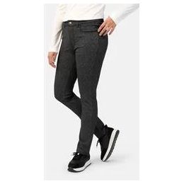 5-Pocket-Hose STOOKER WOMEN "Milano Jersey Print Magic Shape Fit Jeans", Damen, Gr. 42, L&auml;nge 30, grau (graphic minimal), Twill, 67% Viskose, 27% Polyamid, 6% Elasthan, schmal lang, Hosen 5-Pocket-Hose, Casual Printed, Bedruckt Magic Shape Effekt f&uuml;r Damen