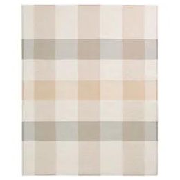 Plaid Biederlack "Plaid White Boucl&eacute;", braun, B:130cm L:170cm, Baumwolle, Polyacryl, Polyamid, Polyester, Wolle, Wohndecken, in klassischem Karodesign