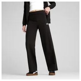 Leggings Puma "ESS SMALL NO. 1 LOGO HIGH-WAIST STRAIGHT LEGGINGS", Damen, Gr. M, N-Gr, schwarz (Puma schwarz), Jersey, Obermaterial: 95% Baumwolle, 5% Elasthan, unifarben, schmal normal, Hosen Leggings, aus Baumwolle, mit elastischem Bund, schmale Passform