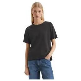 Marc O'Polo T-Shirt MARC O'POLO DENIM "aus softer Bio-Baumwolle", Damen, Gr. XXS, schwarz, Obermaterial: 100% Baumwolle, unifarben, Basic, loose fit, Rundhals, normaler Saum, Shirts T-Shirt