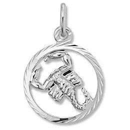 Sternzeichenanh&auml;nger ONE ELEMENT "Skorpion Sternzeichen Anh&auml;nger aus 925 Silber", silber, Schmuckanh&auml;nger, Damen, Sch&uuml;tze, Silber 925 (Sterlingsilber), Symbol mit Herz &ndash; ein feines Geschenk f&uuml;r viele Anl&auml;sse