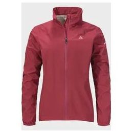 Sch&ouml;ffel Outdoorjacke SCH&Ouml;FFEL "Jacket Style Lurbek WMS", Damen, Gr. 40, rot (3750, rot), Oberstoff: 100% Polyester; (Membran: Thermoplastisches Polyurethan), regular fit, hoch geschlossener Ausschnitt, Jacken Outdoorjacke