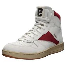 Sneaker Ethletic "Carl", Damen, Gr. 36, wei&szlig; (chalk wei&szlig;, accent rio rot), Obermaterial: 100% Polyurethan; Futter: 100% Baumwolle; Decksohle: 100% Baumwolle; Sohle: 100% Naturkautschuk, Schuhe Sneaker, recycled Produkt