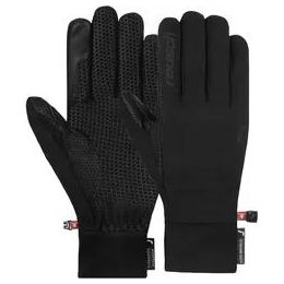 Skihandschuhe Reusch "Kavik TOUCH-TEC STORMBLOXXTM", Damen, Gr. 7.5, schwarz, 74% Polyester, 25% Ziegenleder, 1% Elasthan, mehrfarbig, Handschuhe, extra warm, winddicht und extra atmungsaktiv