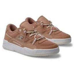 Sneaker DC Shoes "Construct", Damen, Gr. 6(37), braun (tan), Obermaterial:54.6% Leder, 20.9% Synthetikmaterial, 25.5% Microfaser;, Schuhe Sneaker