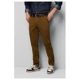 Chinos MEYER "M5 Chino", Herren, Gr. 36, L&auml;nge 30, braun (karamell), 98% Baumwolle, 2% Elasthan, unifarben, figurumspielend lang, Hosen, im unifarbenen Design