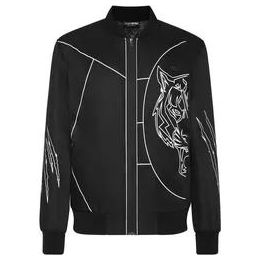 Blouson Plein Sport "Tiger", Herren, Gr. 3XL, schwarz (02, schwarz), Obermaterial: 100% Polyester. Futter: 100% Polyester. F&uuml;llung: 100% Polyester, Jacken Blouson