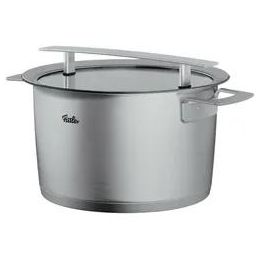 Kochtopf Fissler "Phi Collection", silber (silberfarben), B:23,5cm H:14,5cm L:31,5cm &Oslash;:20cm, T&ouml;pfe, Kochtopf, cookstar Allherdboden; Edelstahl 18/10; Made in Germany